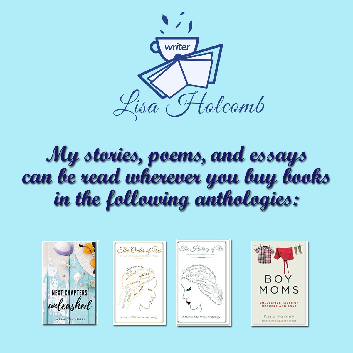 Reflections on the one-year anniversary of being published – Lisa Holcomb